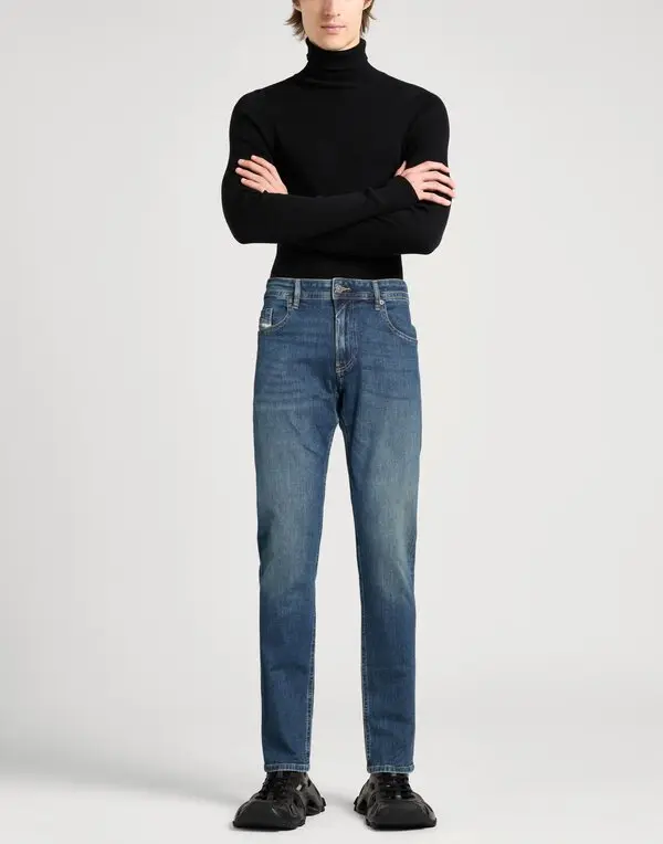 DIESEL® Skinny Jeans In Dark Wash Cotton With Stretch