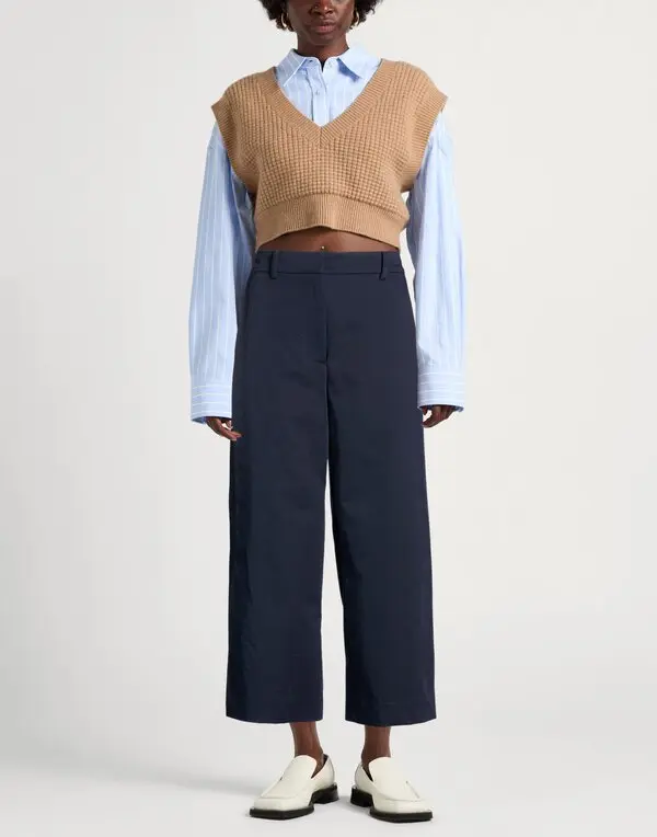 Alpha Studio Wide-leg Cropped Pants