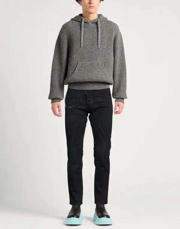 Dsquared2 Slim Fit Jeans With Logo - Black