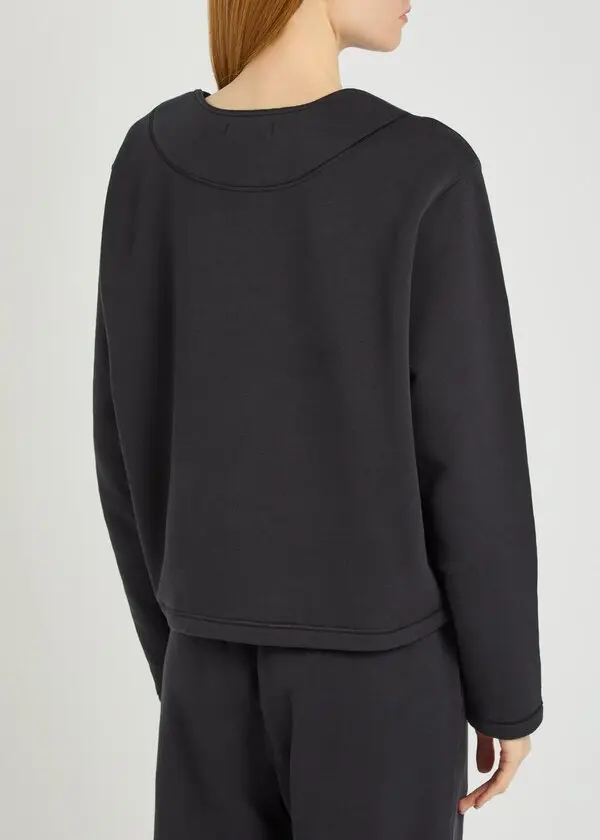 Literary Sport Daphne Lace-up Cotton Sweatshirt