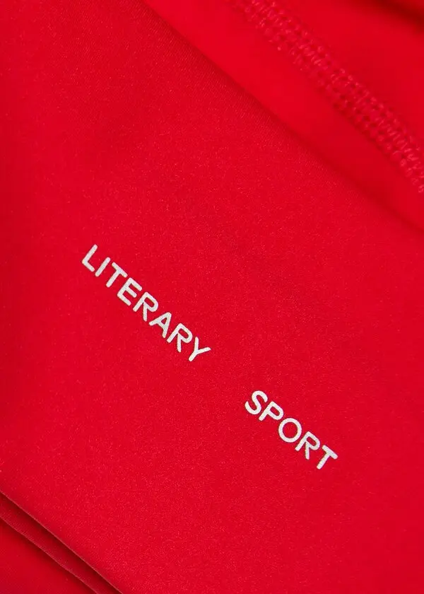 Literary Sport Maud Stretch-jersey Bra Top