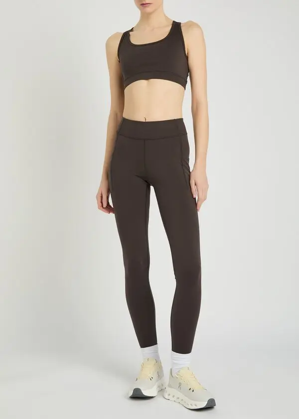 LITERARY SPORT O'hara Stretch-jersey Bra Top
