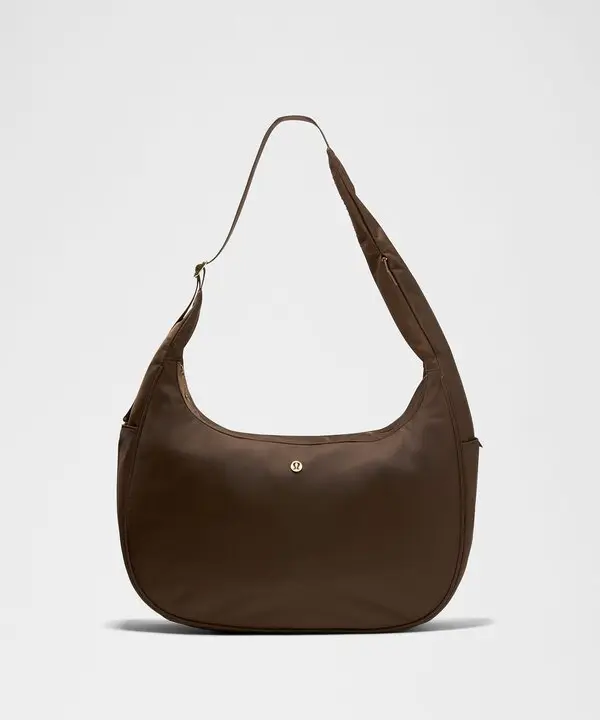 Lululemon City Essentials Oversized Shoulder Bag - Walnut Crunch/gold