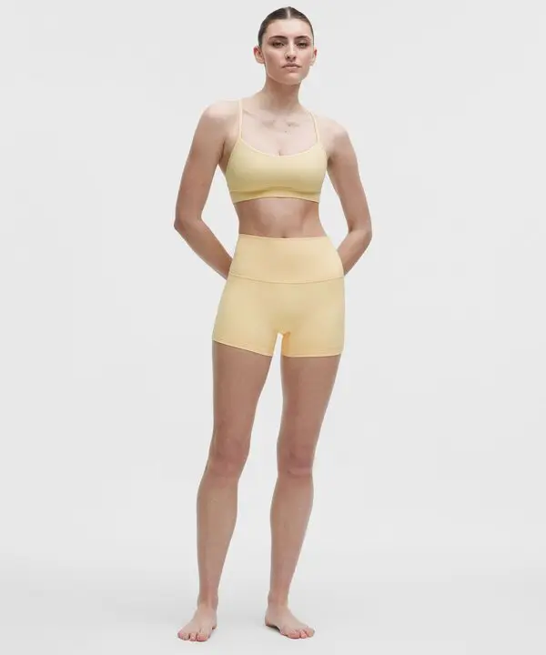 Lululemon Align No Line™ High-rise 4" Short - Butter Cream