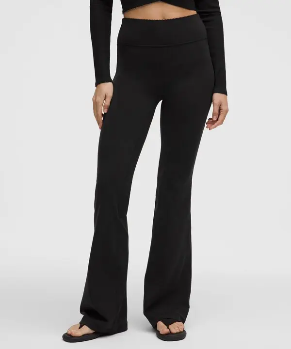 Lululemon Groove No Line High-rise Flared Pant - Black