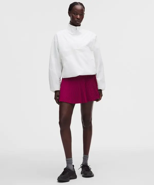 Lululemon Pleated High-rise Tennis Skirt With Built-in Shorts - Raspberry Rave