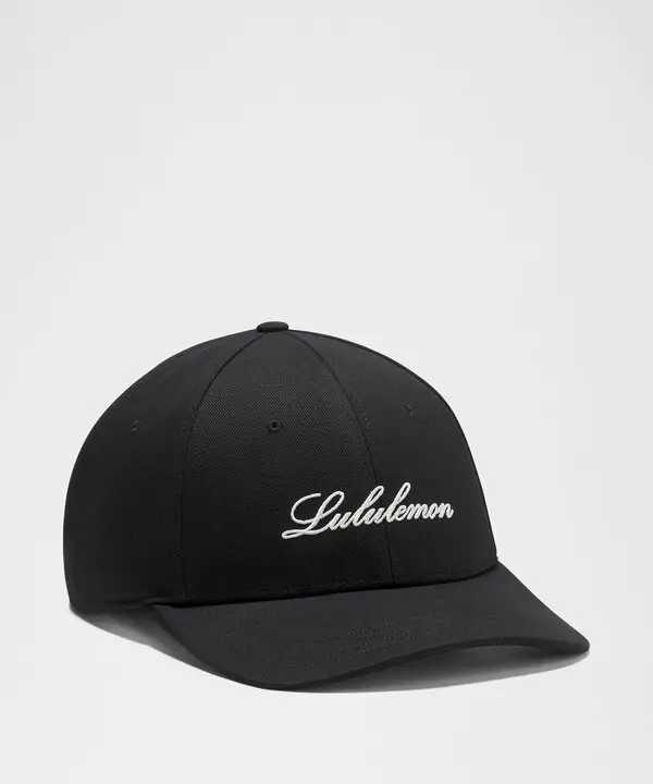 Lululemon Structured Ball Cap - Black/light Ivory
