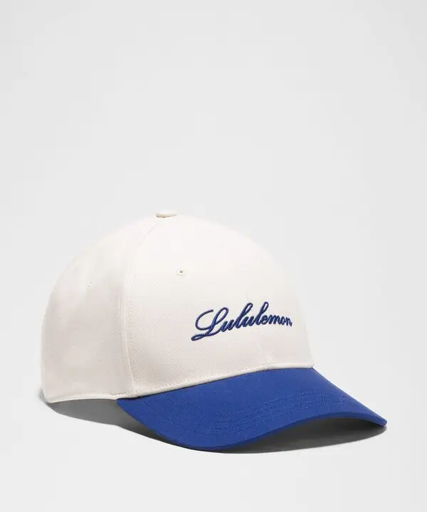 Lululemon Structured Ball Cap - Light Ivory/clubhouse Blue