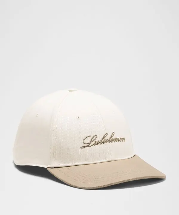 Lululemon Structured Ball Cap - Light Ivory/wacky Khaki