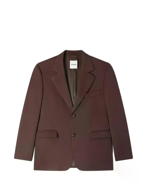 Sandro Oversized Notched Suit Jacket
