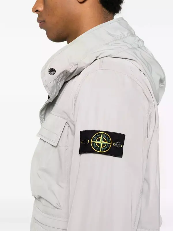Stone Island Hooded Chest-pocket Jacket