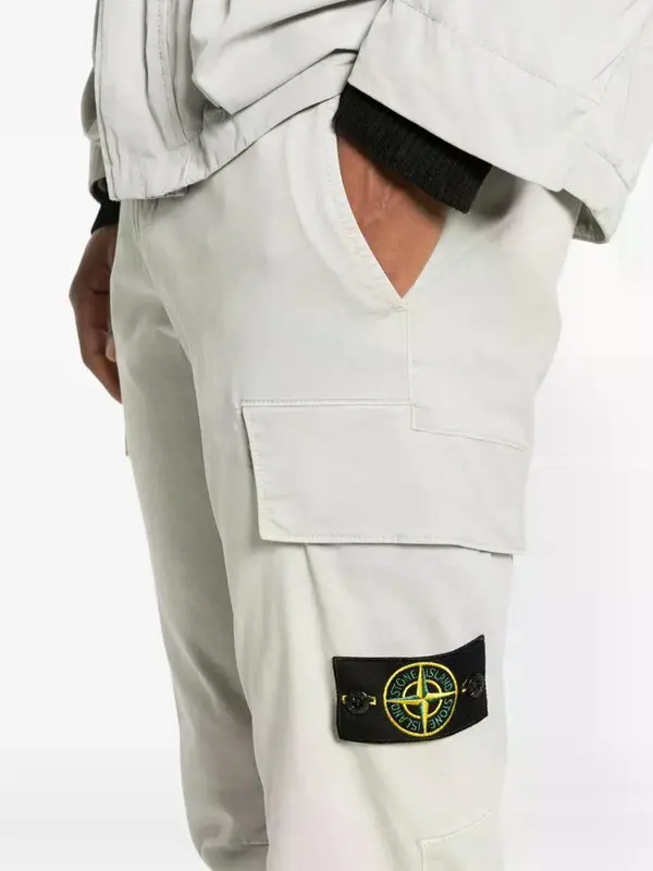 Stone Island Logo-patch Trousers