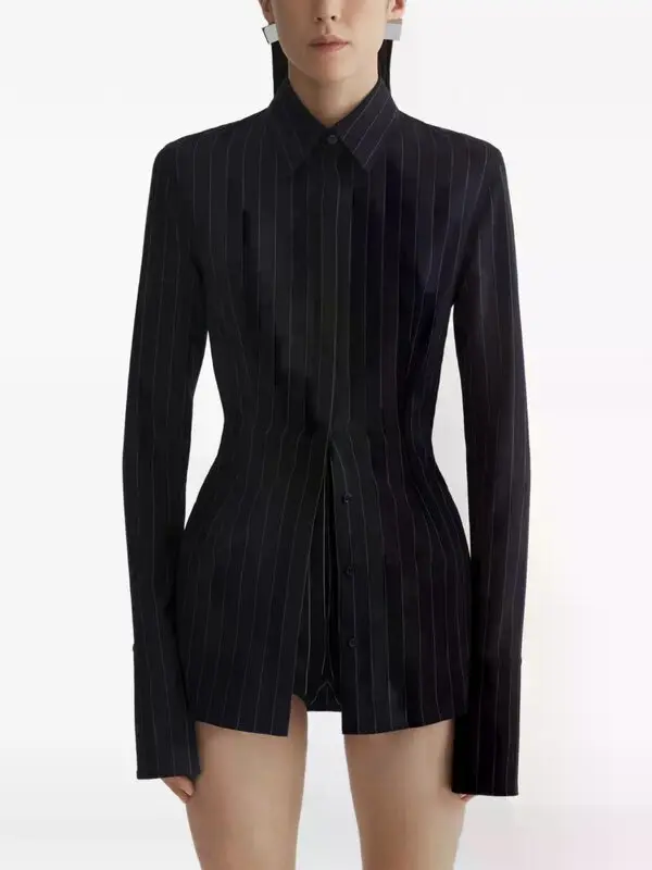 MUGLER Pinstripe Shirt
