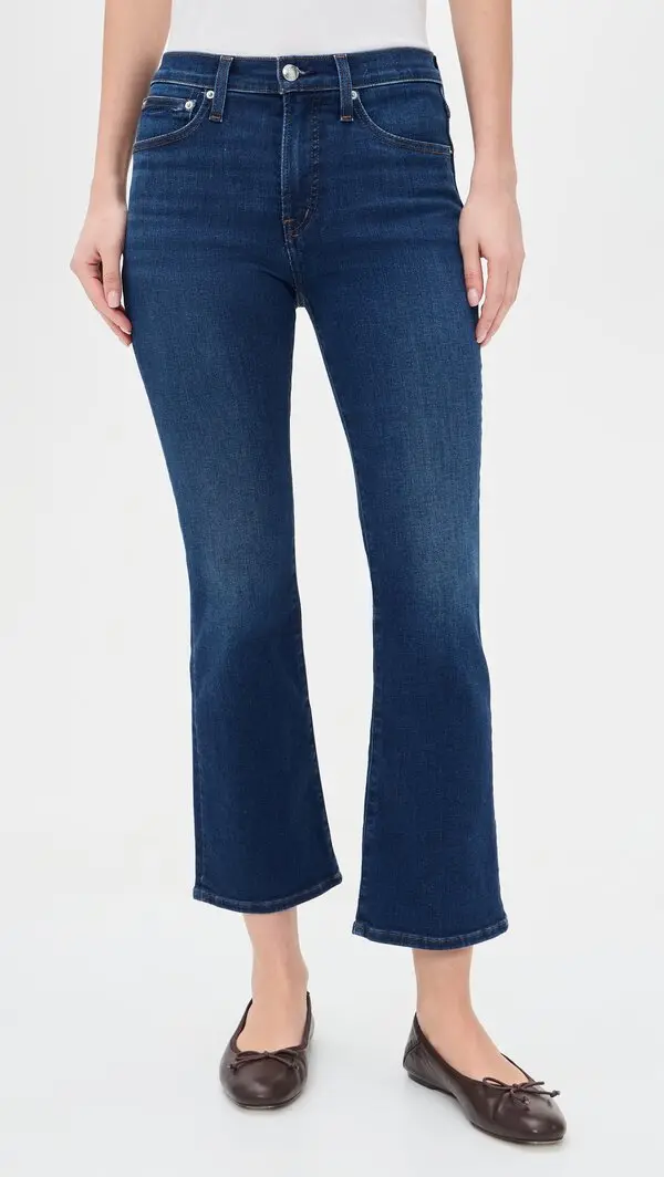 Madewell Stretch Flare Crop Jeans