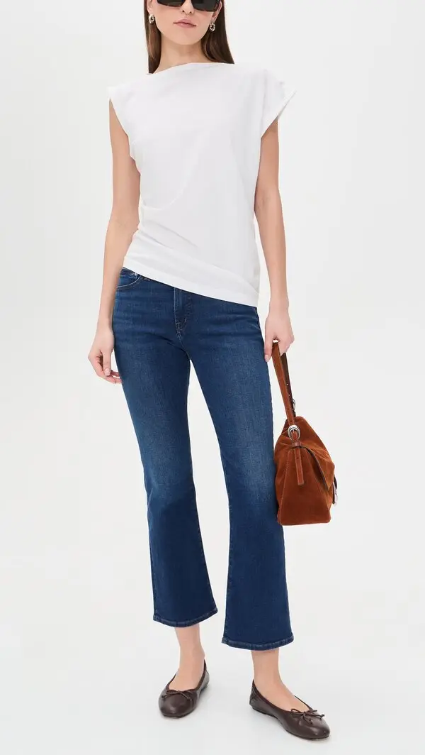 Madewell Stretch Flare Crop Jeans