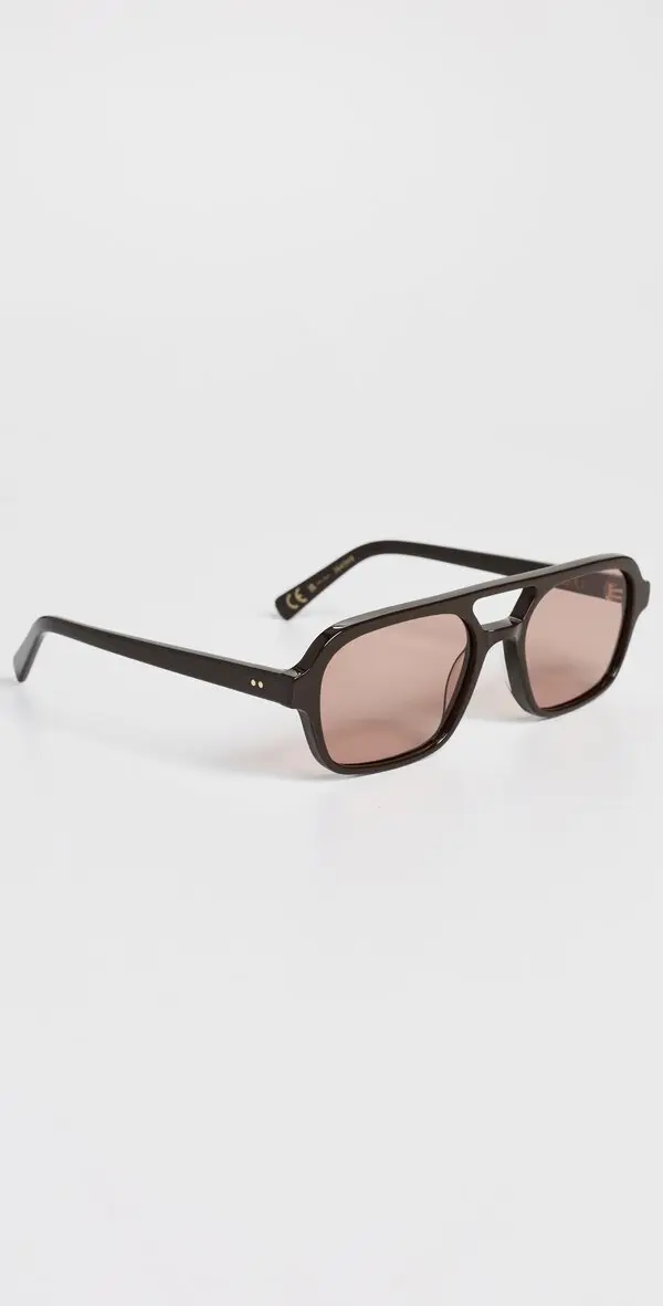 LUV LOU The Dusty Sunglasses - Dark Chocolate
