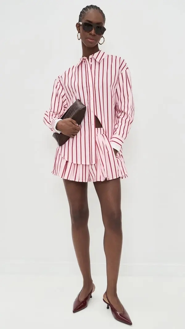 Line & Dot Vivee Striped Skort