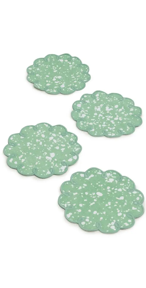 WEEZIE Cocktail Napkins - Green