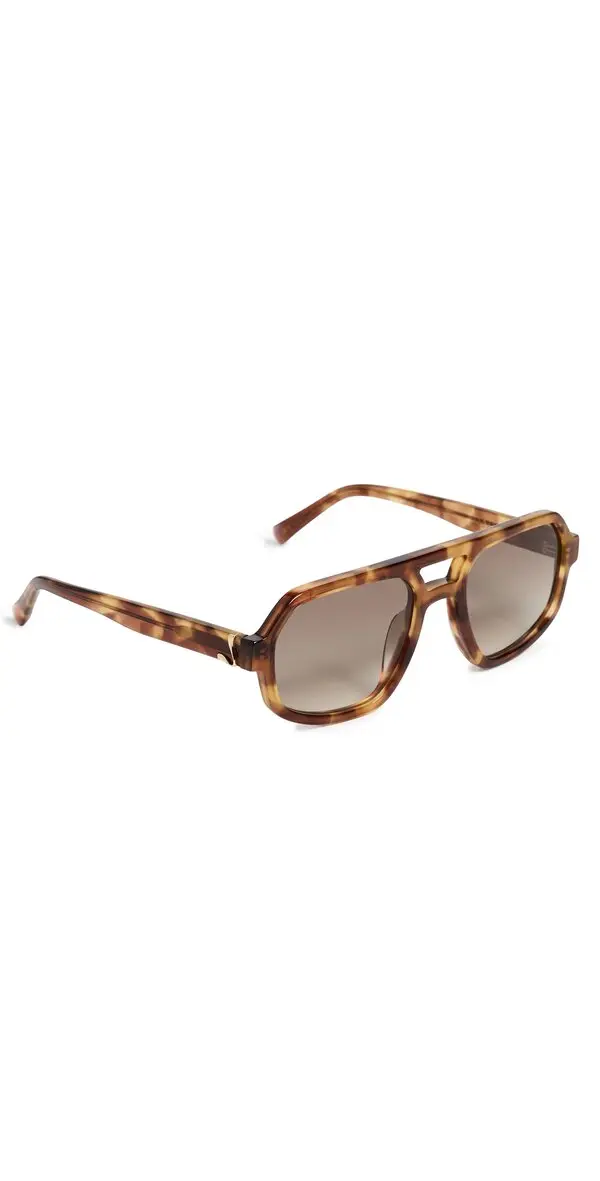 LUV LOU The Banks Sunglasses - Caramel Tort