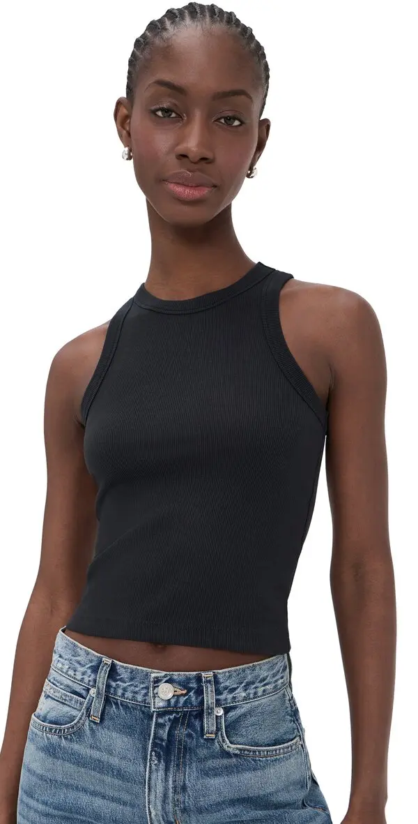 Marine Layer Lexi Rib Sun In Crop Tank