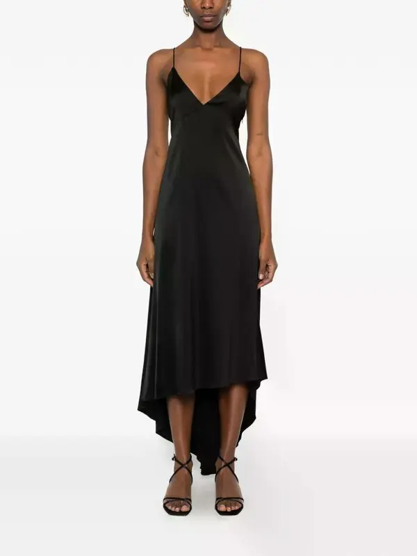 Alice + Olivia Open-back Midi Dress
