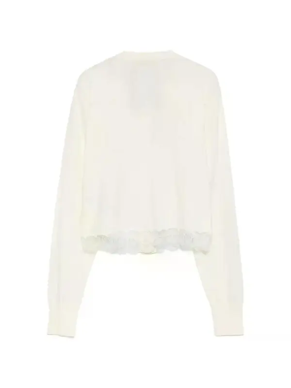 N°21 Lace Trim Cardigan