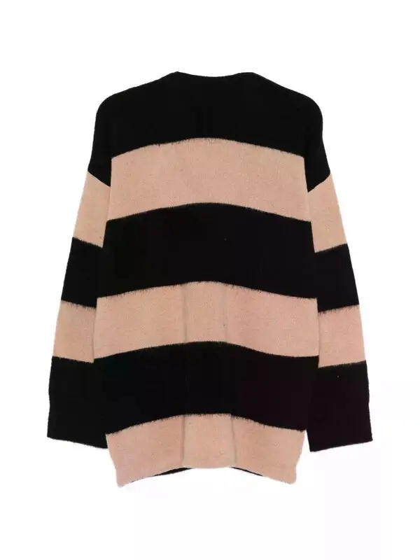 N°21 Striped Open Front Cardigan