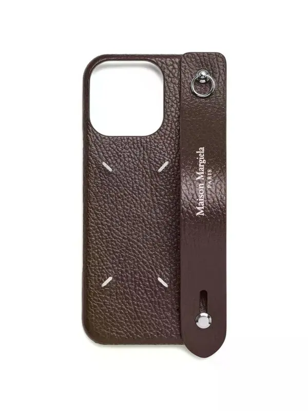 MAISON MARGIELA Iphone 16 Pro Max Ring Phone Cover - Brown