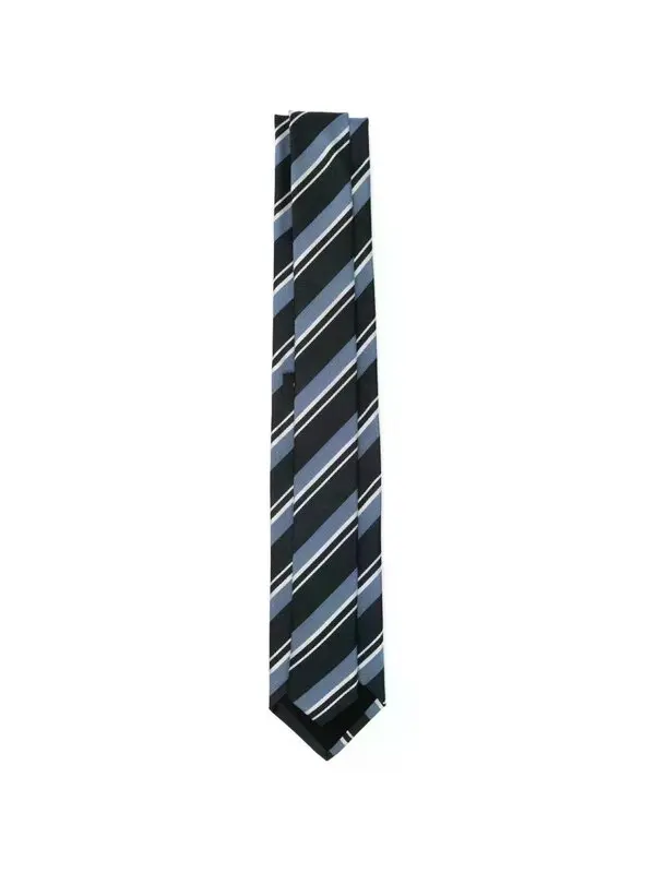 BOSS Striped Neck Tie - Black