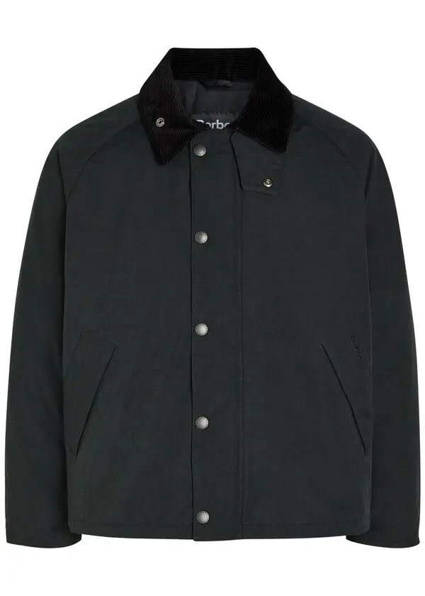 Barbour Transport Padded Cotton-blend Jacket - Black