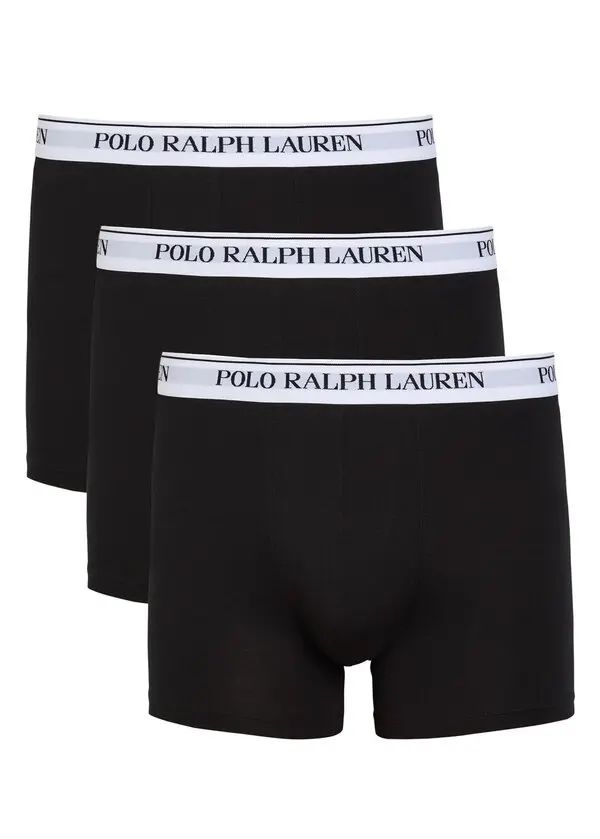 Polo Ralph Lauren Stretch-cotton Trunks - Black