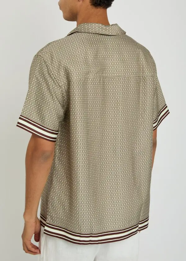 CHE Lucena Printed Shirt - Light Brown