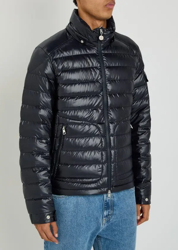 Moncler Lauros Padded Shell Jacket - Navy