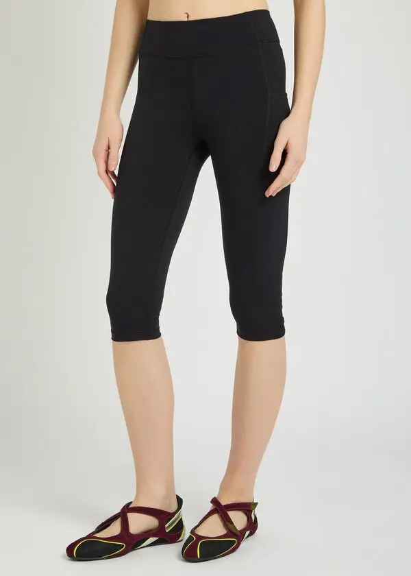 Literary Sport Lena Stretch-jersey Capri Leggings
