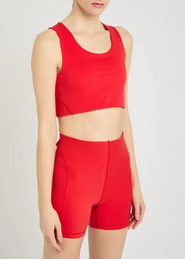 LITERARY SPORT Maud Stretch-jersey Bra Top
