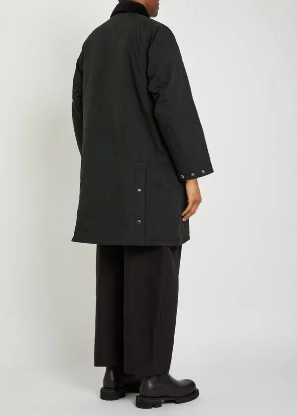 Barbour Exmoor Padded Cotton-blend Jacket - Black