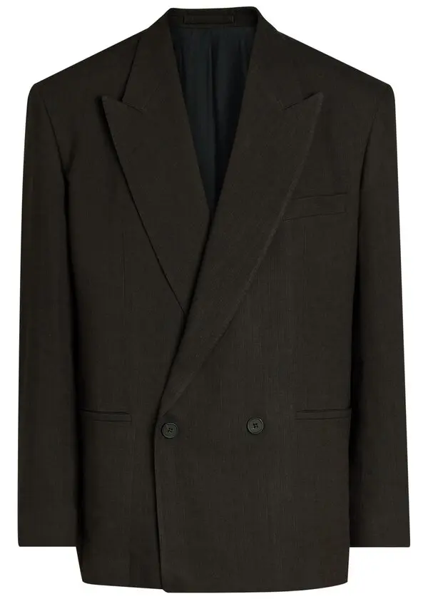 Studio Nicholson Double-breasted Woven Blazer