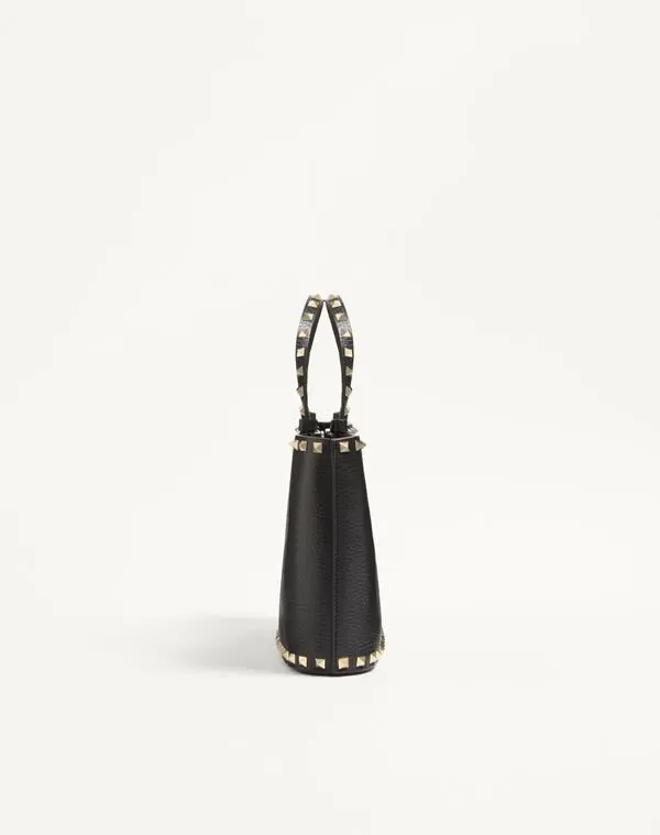 Valentino Garavani Rockstud Small Shopping Bag - Black