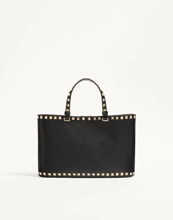 Valentino Garavani Rockstud Small Shopping Bag - Black