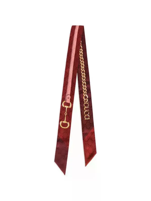 Gucci Printed Silk Scarf