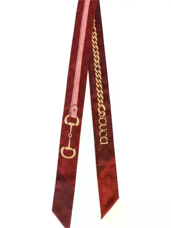 Gucci Printed Silk Scarf