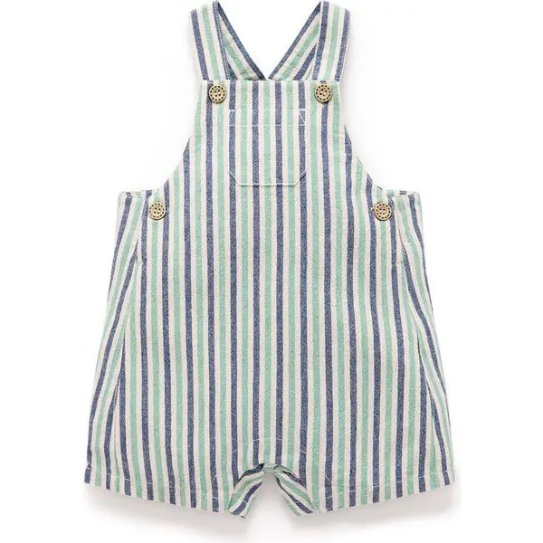 PUREBABY Striped Overalls