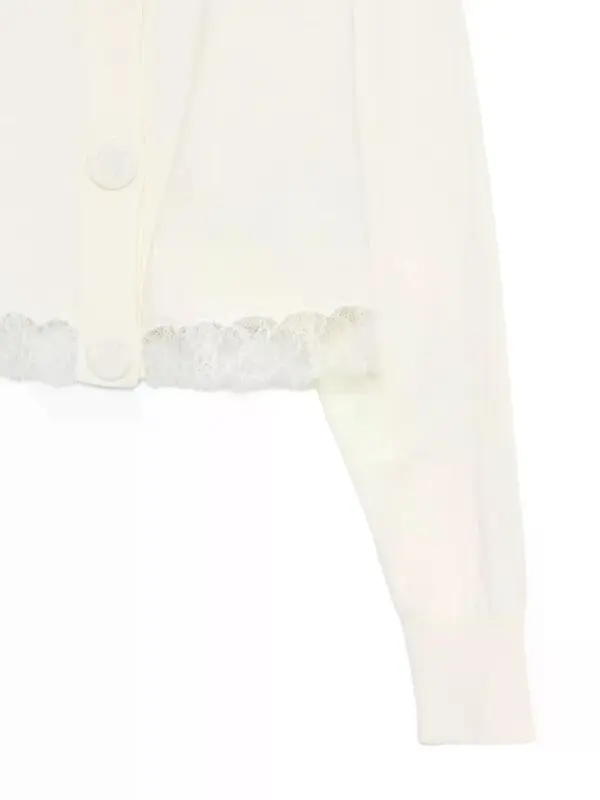 N°21 Lace Trim Cardigan
