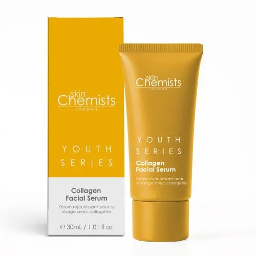 SKINCHEMISTS Youth Series 2% Collagen Facial Serum 30ml For Loss Of Firmness - White