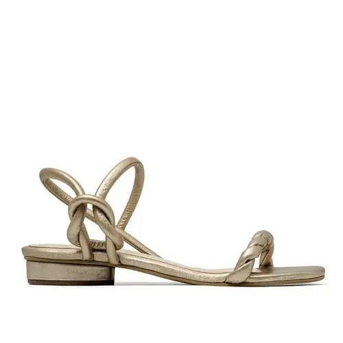 ALTA Stella Leather Sandals - Gold