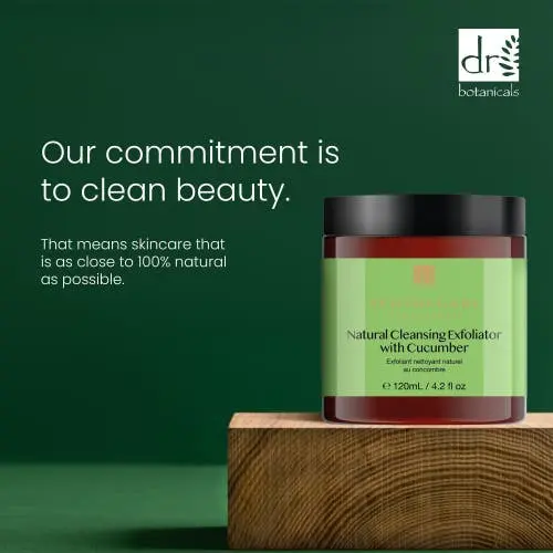 DR BOTANICALS Natural Cleansing Exfoliator With Cucumber 120ml