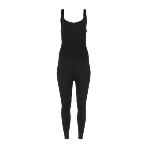 LEZAT Amelia Organic Cotton Jumpsuit - Black