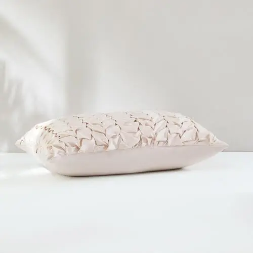 LUSH DECOR Chanterelle Cotton Pillow Cover