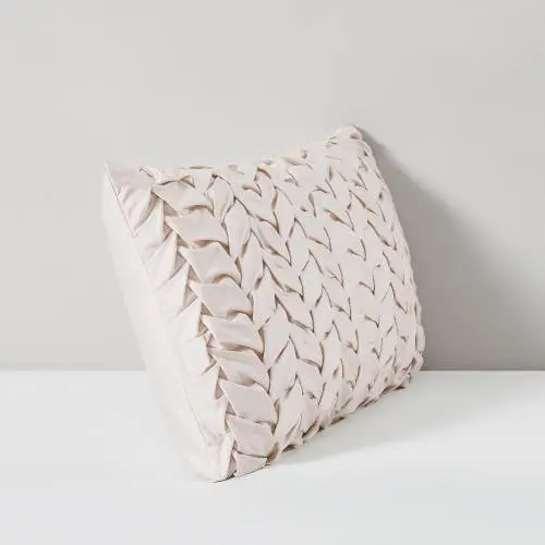LUSH DECOR Chanterelle Cotton Pillow Cover