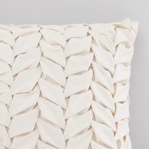 LUSH DECOR Chanterelle Cotton Pillow Cover